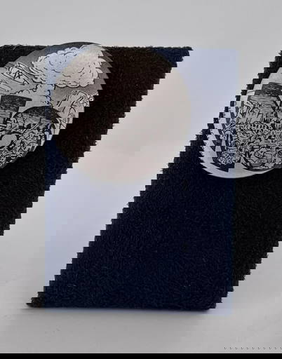 1980 Anti Nuclear Hippie Political Button