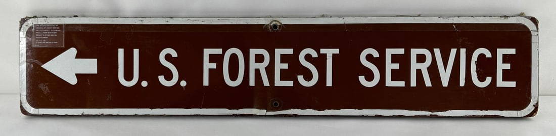 New Mexico Reservation Usfs Us Forest Service Sign Auction