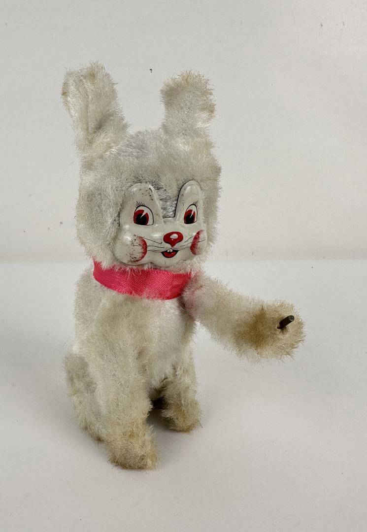Vintage Tin Toy Bunny Rabbit Wind Up Japan Auction