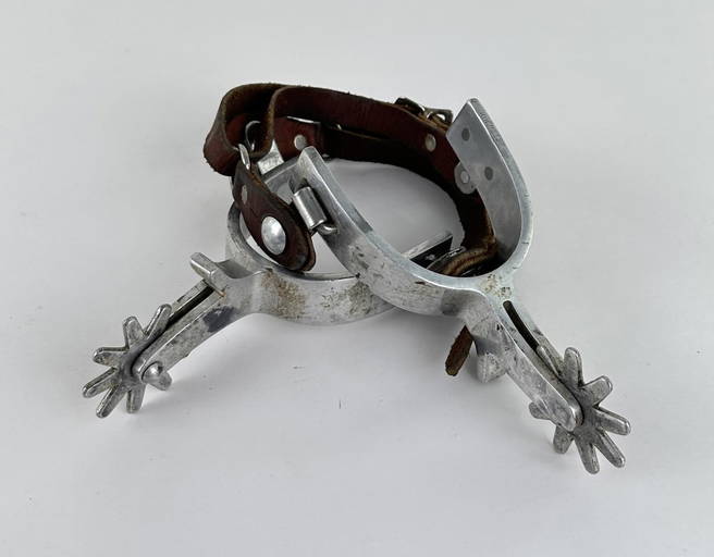 Montana Ranch Aluminum Cowboy Crockett Spurs