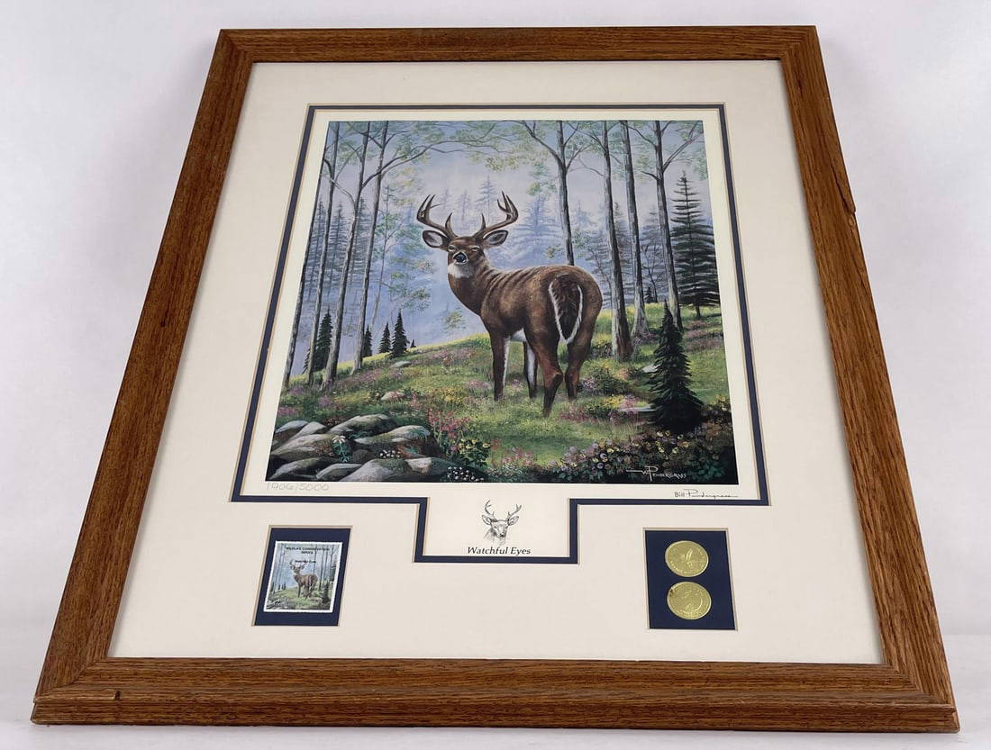 Bill Pendergrass Watchful Eyes Print Auction