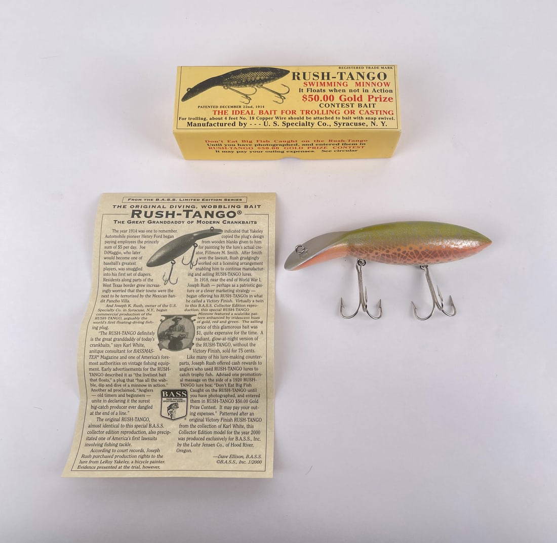 Rush Tango Swimming Minnow Fishing Lure Auction