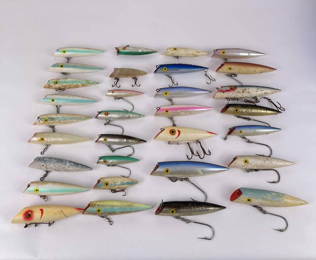 Large Group Of Martin Saltwater Fishing Plugs