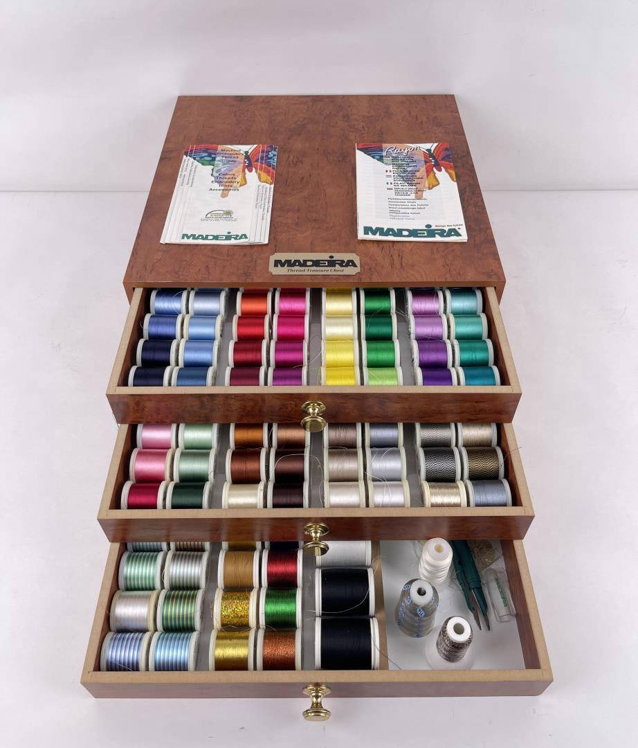 Madeira Thread Chest & Contents Auction