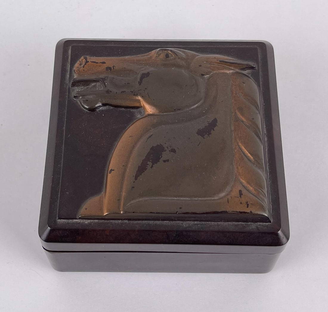Hickok Art Deco Dresser Trinket Box Auction