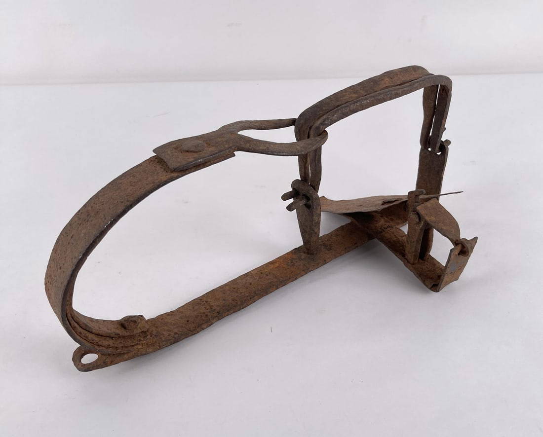Antique Blacksmith Made Hand Forged Rabbit Trap Auction