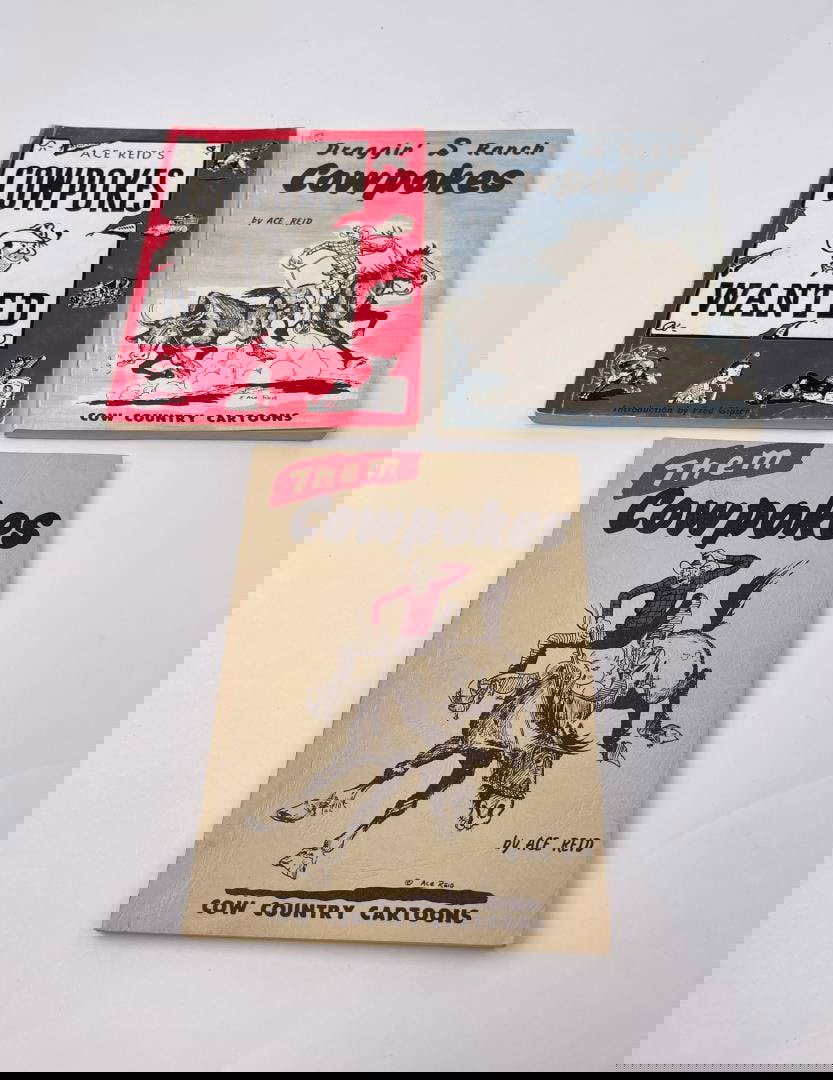 1960s Ace Reid Cowpokes Cartoon Books Auction