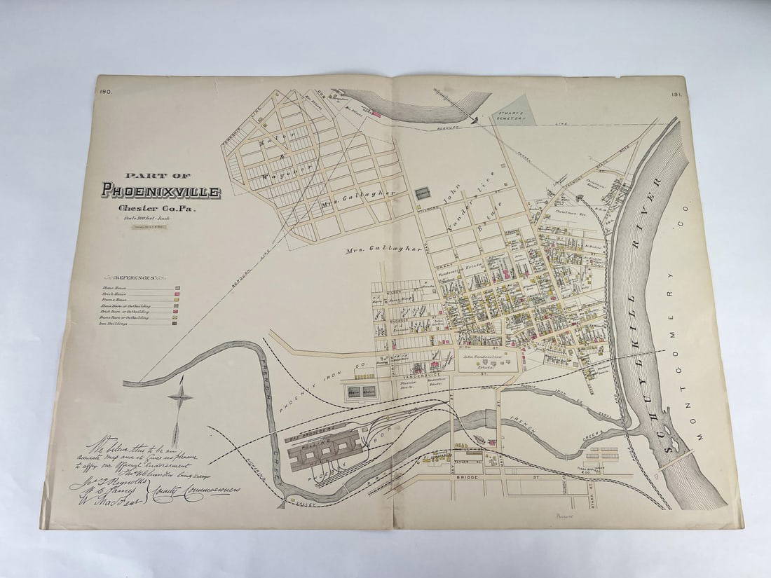 Forsey Breou Phoenixville Map Auction