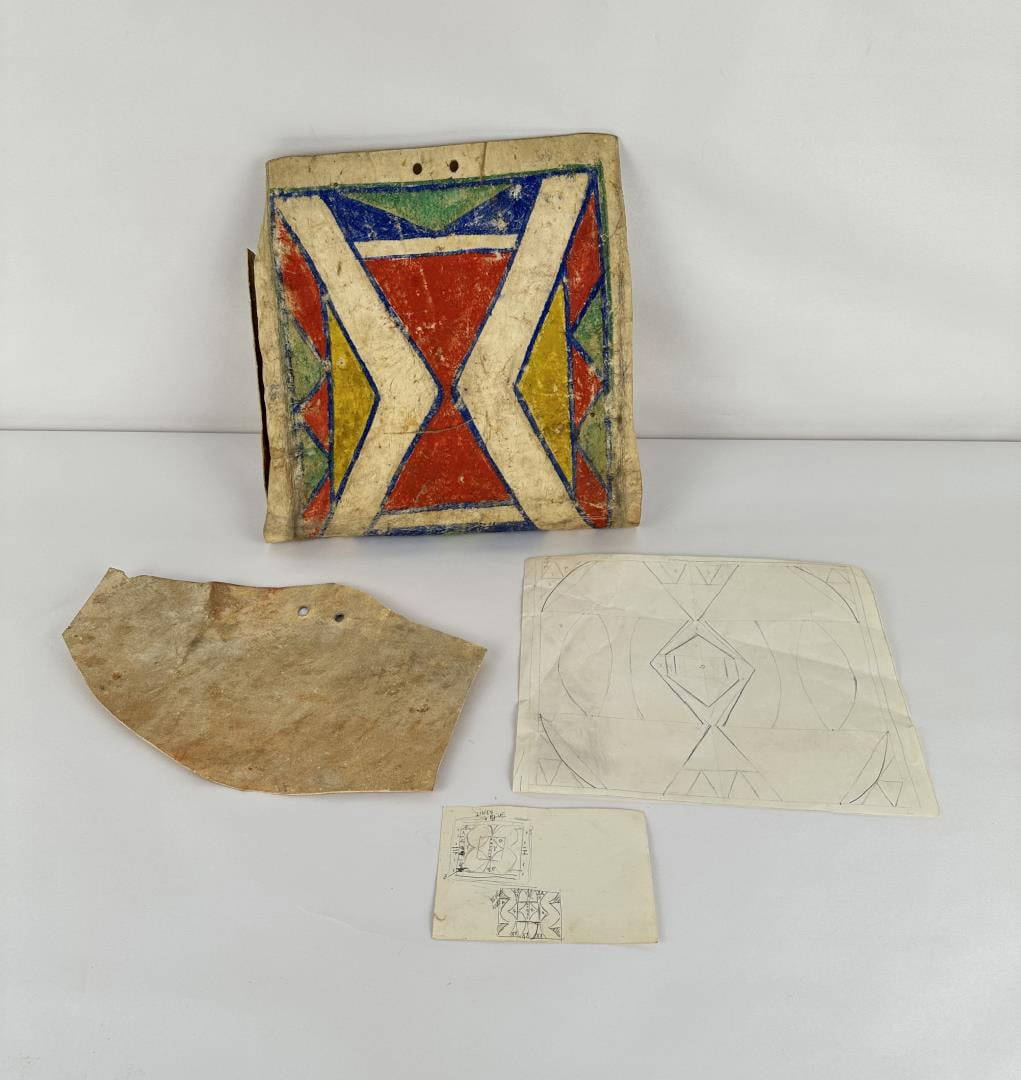 Plains Native American Indian Parfleche Envelope Auction