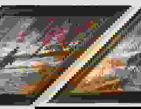 Joe Abbrescia Montana Oil On Canvas Painting Auction