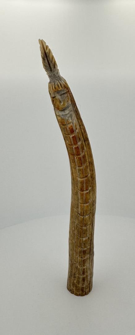 Zuni Indian Carved Horn Corn Maiden Fetish Auction