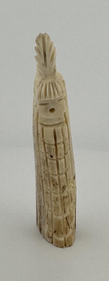 Zuni Indian Carved Horn Corn Maiden Fetish Auction