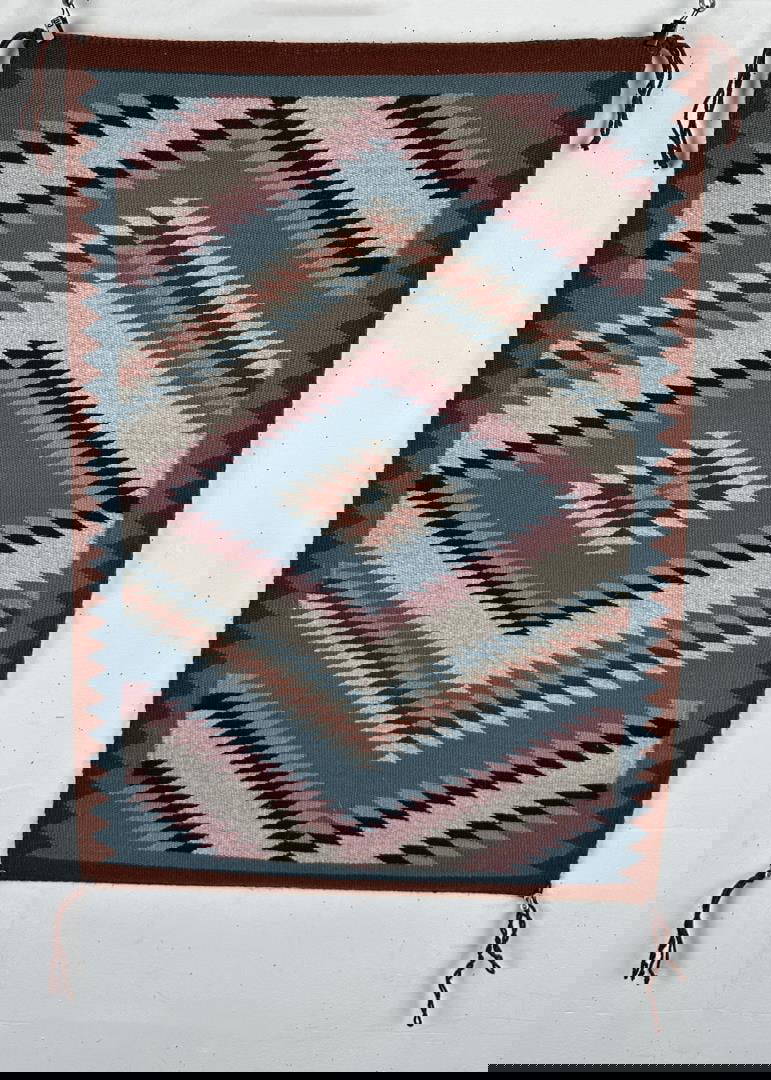 Navajo Indian Burntwater Blanket Rug Auction