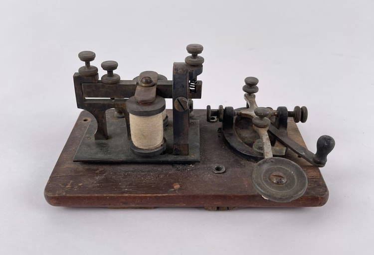 Antique Telegraph Key Morse Code