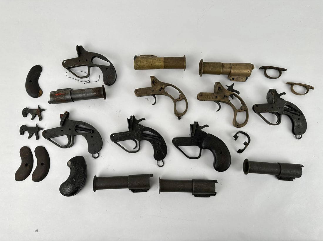 Huge Lot Of British Flare Gun Parts Auction