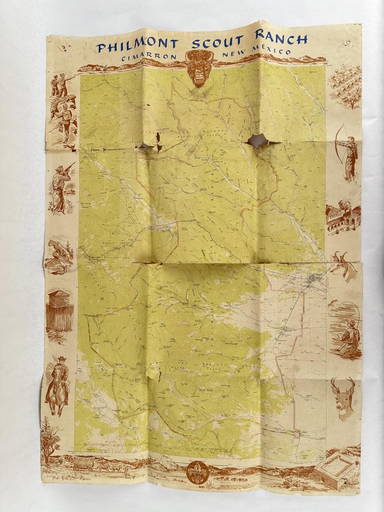 Philmont Scout Ranch New Mexico Map