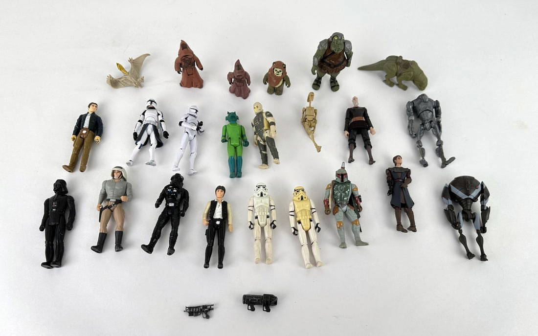 Collection Of Vintage Star Wars Action Figures Auction