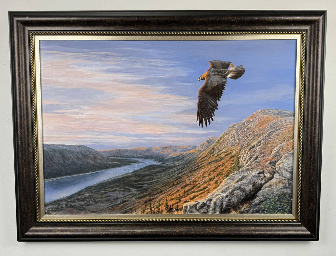 Rob St Clair-mullen Eagle Oil On Board Painting Auction