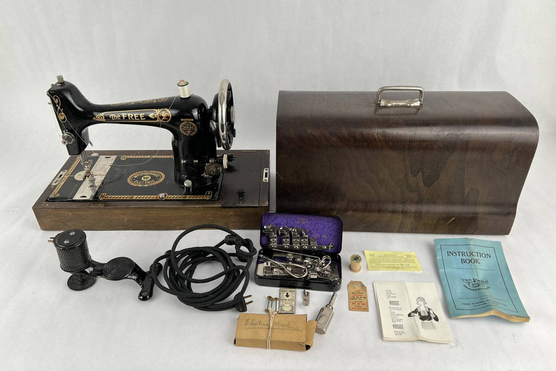 Antique Westinghouse The Free Sewing Machine Auction