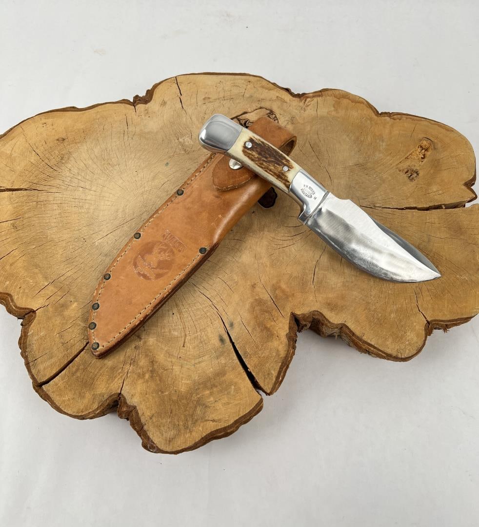 Rudy Rh Ruana Bonner Montana 28cd Skinner Knife Auction