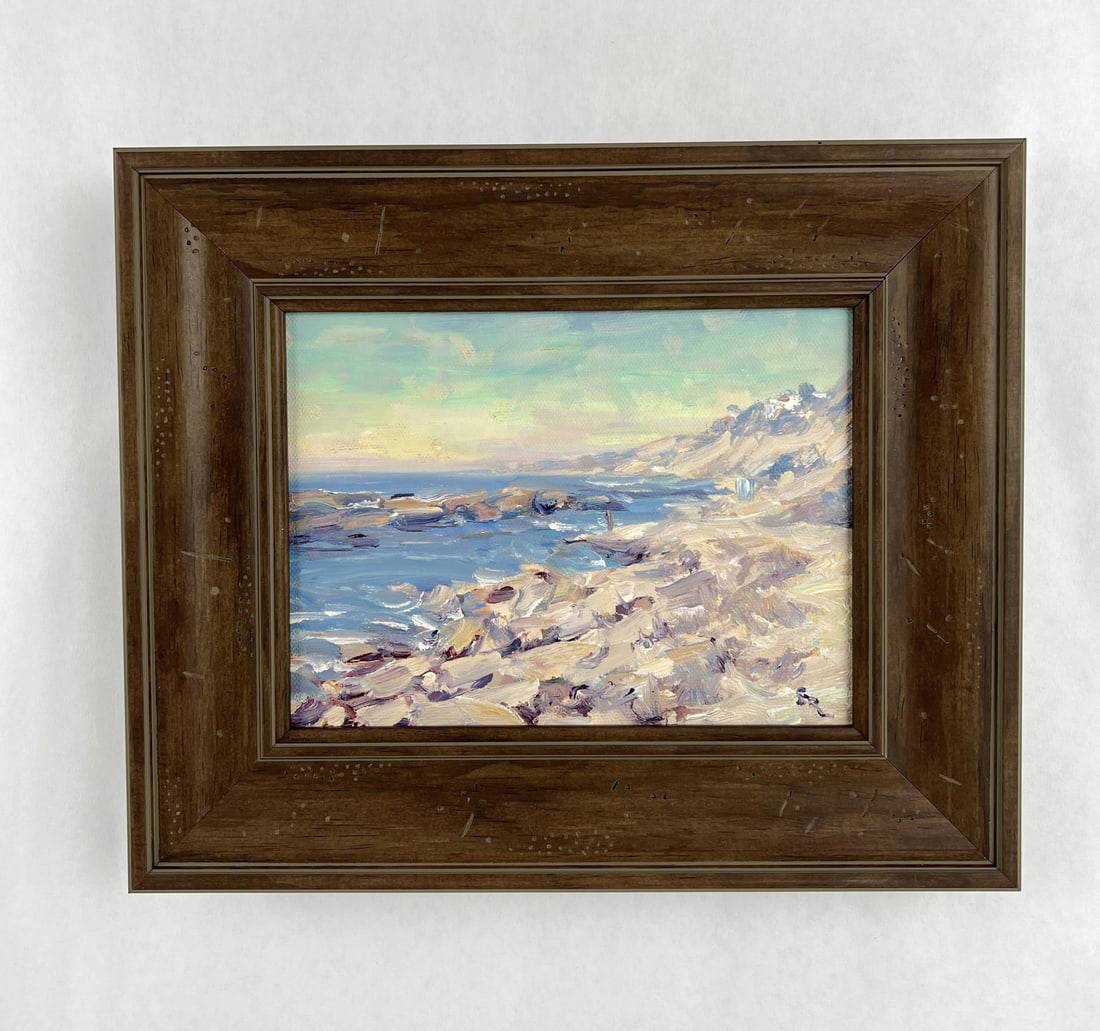 Gary Ray Oil On Board Painting California Auction