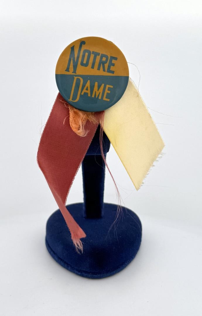 Notre Dame Football Button Ribbon Auction