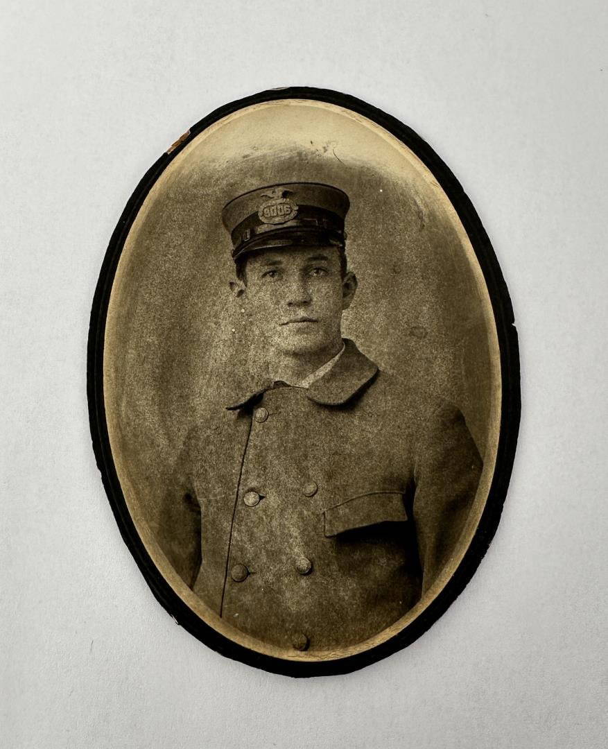 Antique Police Officer Photo Auction