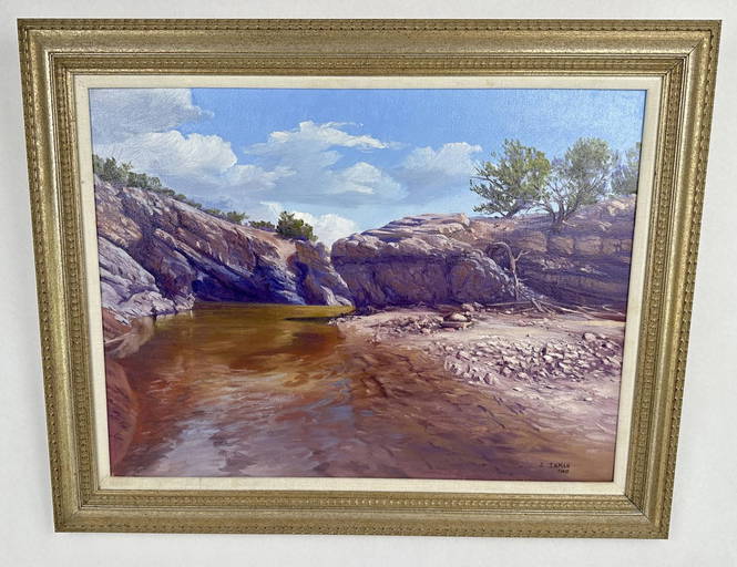Jerry Inman Medicine Creek Montana Oil Painting