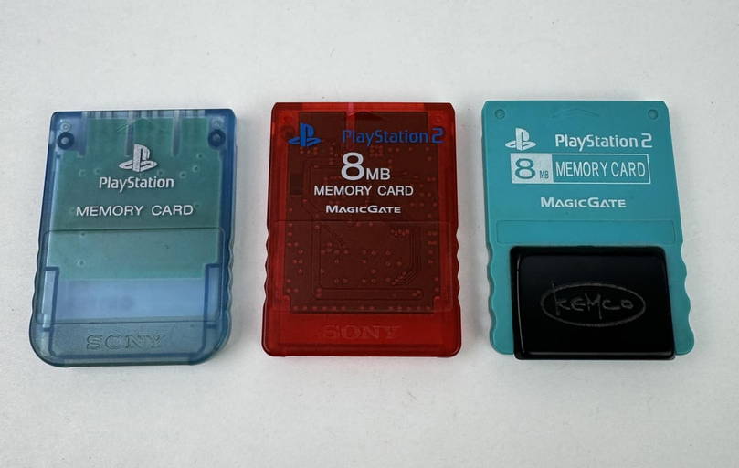 Sony Playstation 2 Ps2 Memory Cards