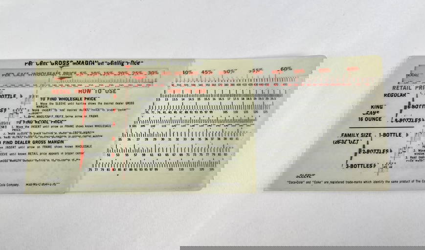1970 Coca Cola Profit Margin Calculator