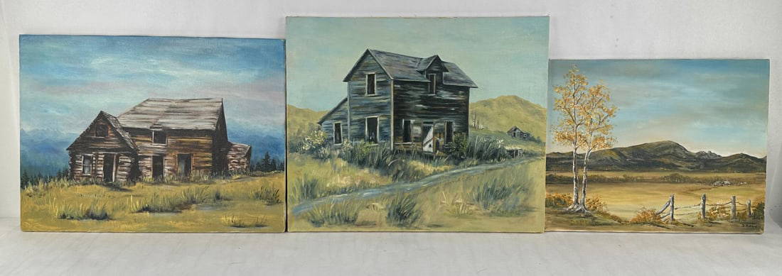 Morrow Original Oil On Canvas Paintings Auction
