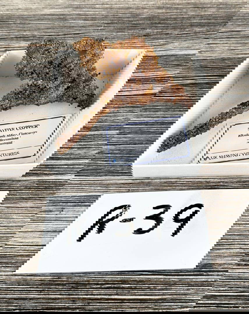 Native Copper Specimen Queensland Australia Auction