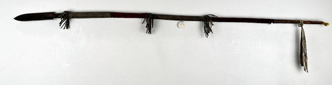 Pair Of Paleo Native American Spear Points, Arrowheads Auction