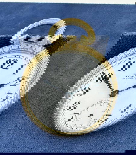 Orvin 17 Jewels 10k Rgp Pocket Watch