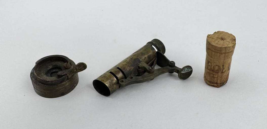 Antique Powder Flask Parts