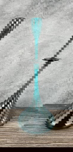 Rare Blenko Glass 6027 Peacock Decanter