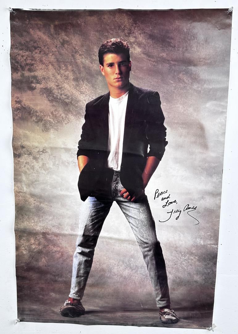 1988 Trey Ames Dolphin Cove Poster Auction