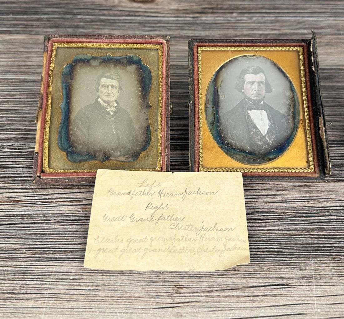 Hiram & Chester Jackson Identified Daguerreotype Auction