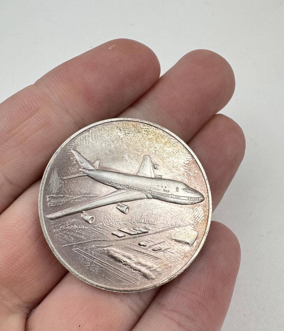 1969 Letcher Mint Boeing Silver Coin Auction