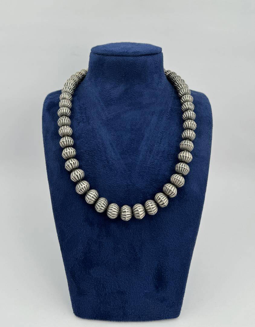 Old Pawn Navajo Sterling Silver Pearls Auction