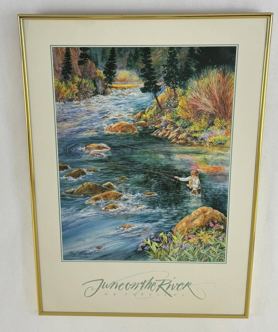 Mary Beth Percival June On The River Print Auction