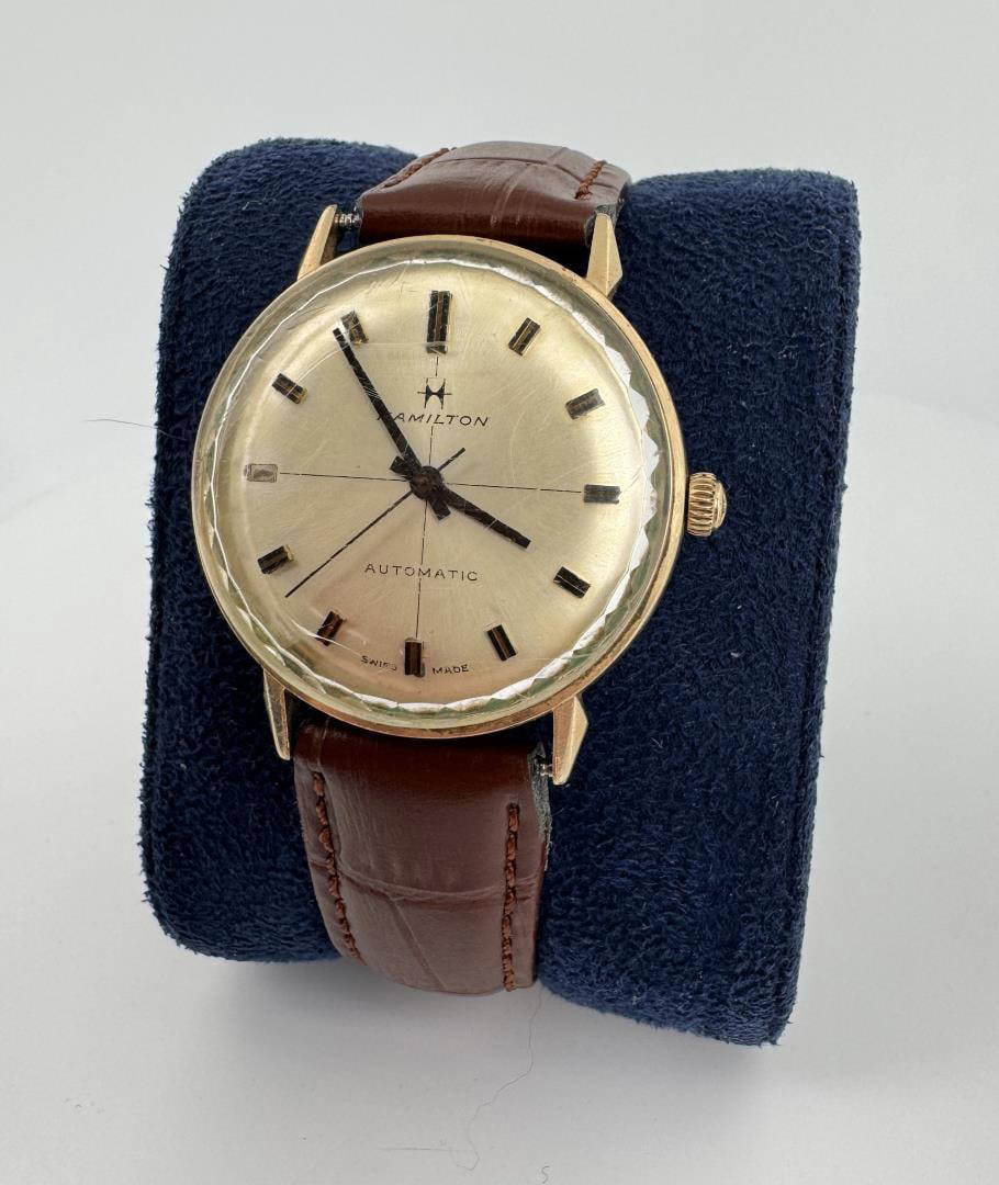 Hamilton Automatic 10k Rgp Watch Auction