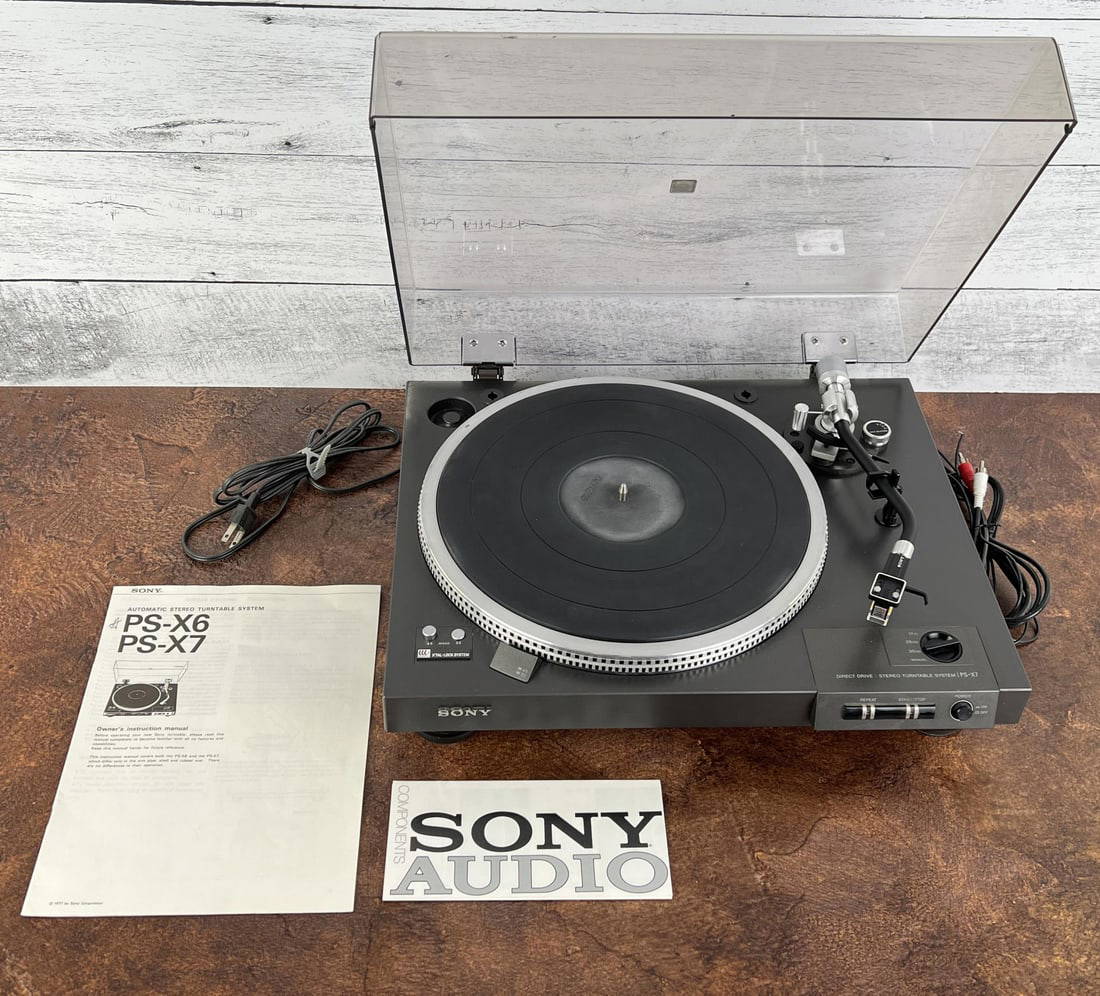 Sony Ps-x7 Direct Drive Turntable Auction