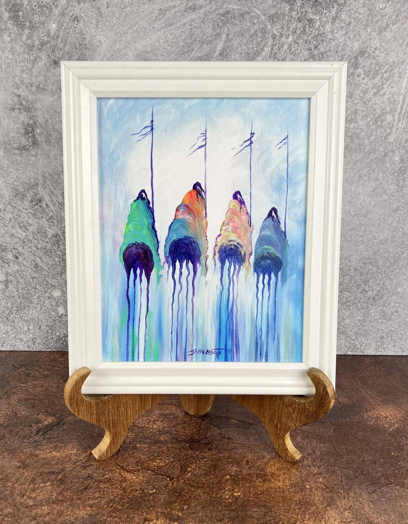 John Cadotte Oil On Board Painting Auction