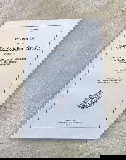 Description Of The Colt's Double Action Revolver