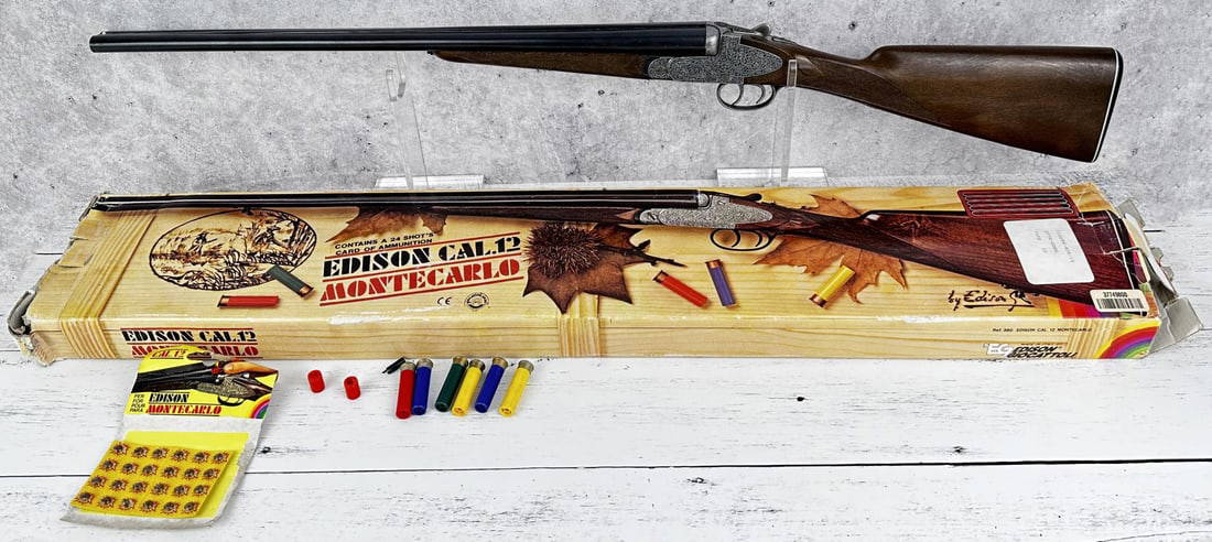 Edison Montecarlo Shotgun 12 Toy Cap Gun Auction