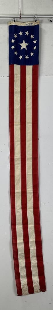 Centennial Thirteen Star Pull Down Cowpens Flag Auction