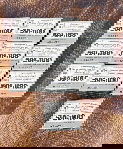 100 Rounds Of 7.5x55 Swiss Rifle Ammo Gp11