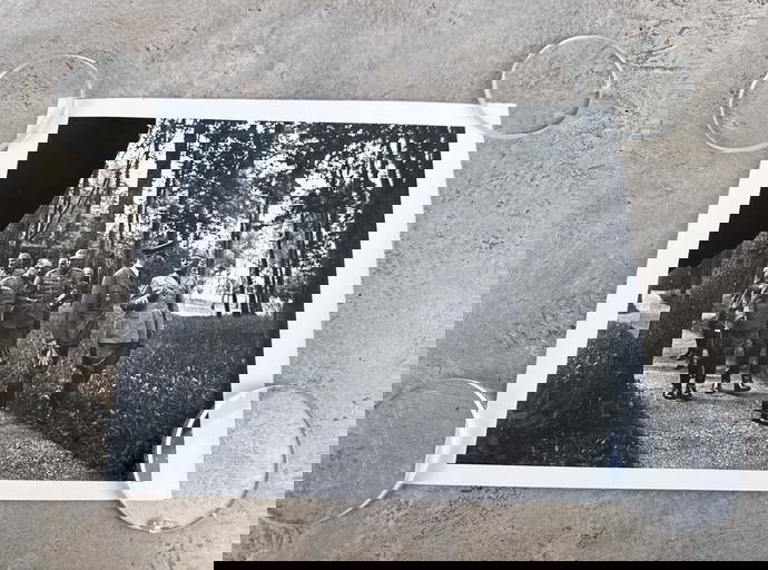 1941 Hitler & Mussolini Take Romantic Walk Photo