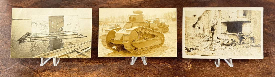 Wwi Ww1 Us Army Tank Rppc Postcards Auction